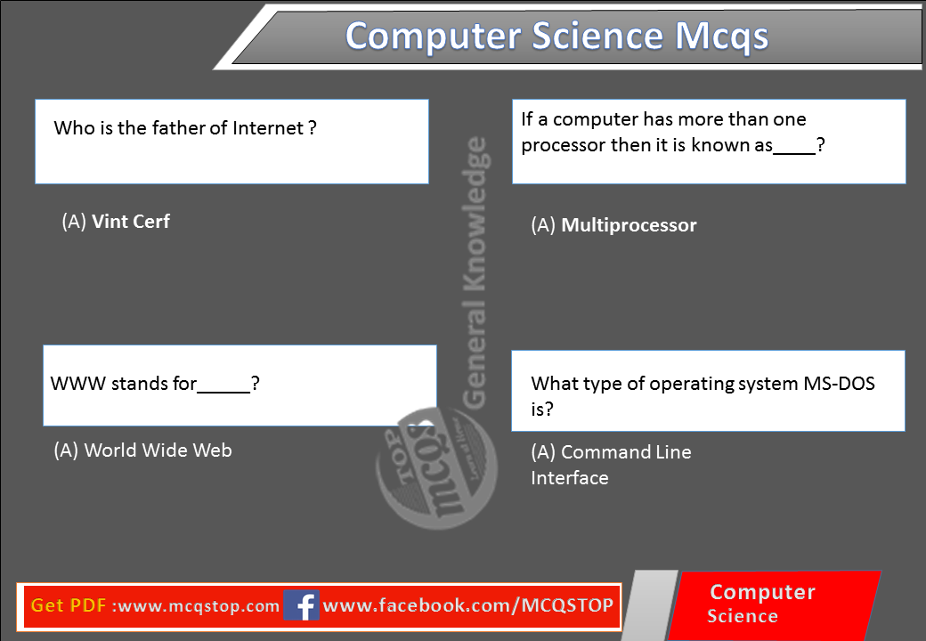 600 PPSC Lecturer Computer Science Mcqs For PPSC PDF - MCQSTOP