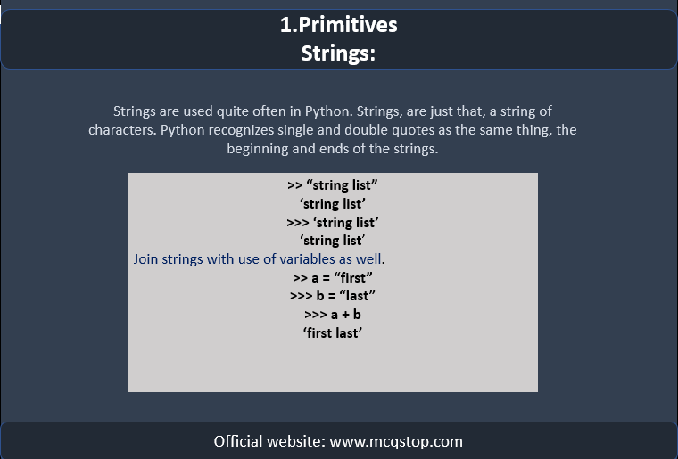 python 3 Cheat Sheet 2020 for Beginners - MCQSTOP